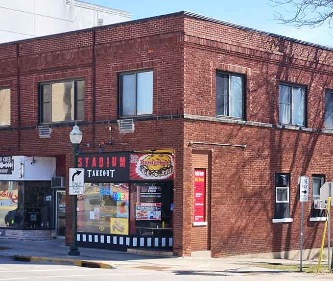 Classic brick exterior meets classic American comfort food in a building that knows exactly what it's about.
