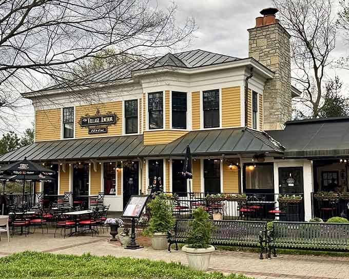 That yellow Victorian house isn't just charming, it's your new favorite destination wrapped in architectural sunshine.