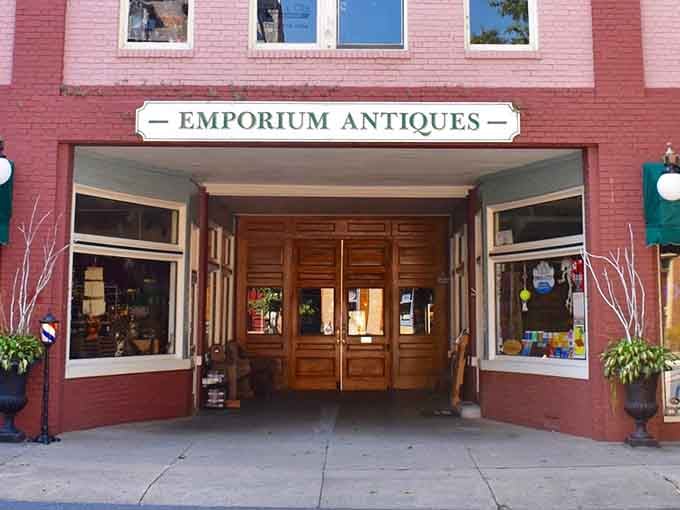 Classic brick architecture meets timeless treasures, proving some things really do get better with age.