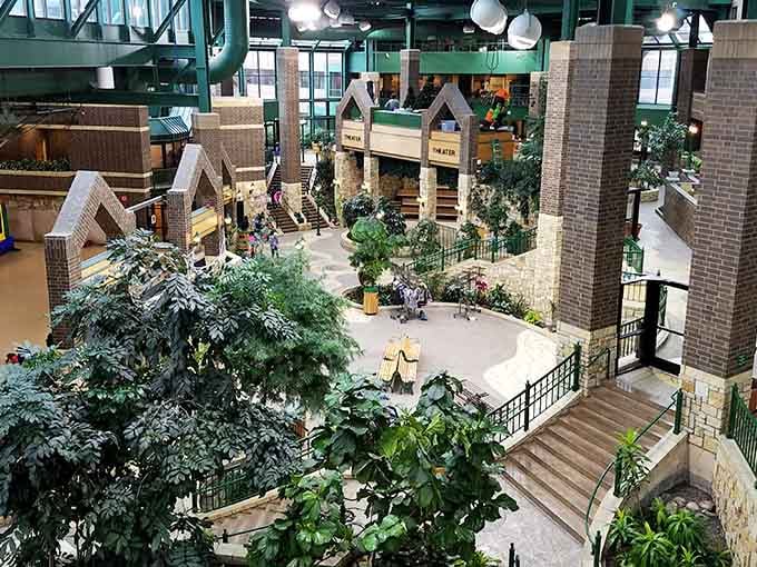 When someone builds an entire European village indoors, you know Minnesota winters have won the architectural debate.
