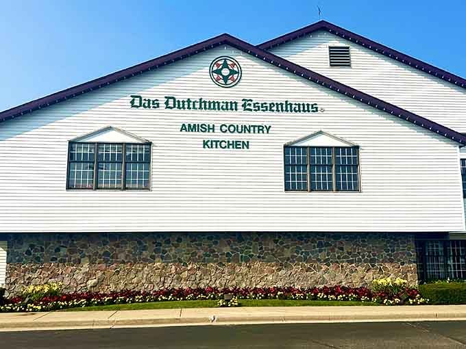 That white barn-style building isn't just charming architecture, it's your gateway to carbohydrate paradise in Middlebury.