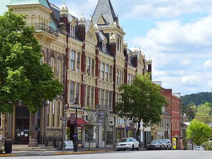 Colorful storefronts line streets where parking meters outnumber traffic jams by a comfortable margin every day.