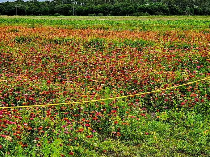 When Mother Nature decides to paint with her entire crayon box, you get wildflower fields like this masterpiece.