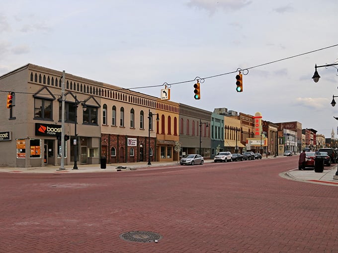 Superior Street's colorful storefronts prove small-town charm doesn't require a Hollywood set designer or your entire paycheck.