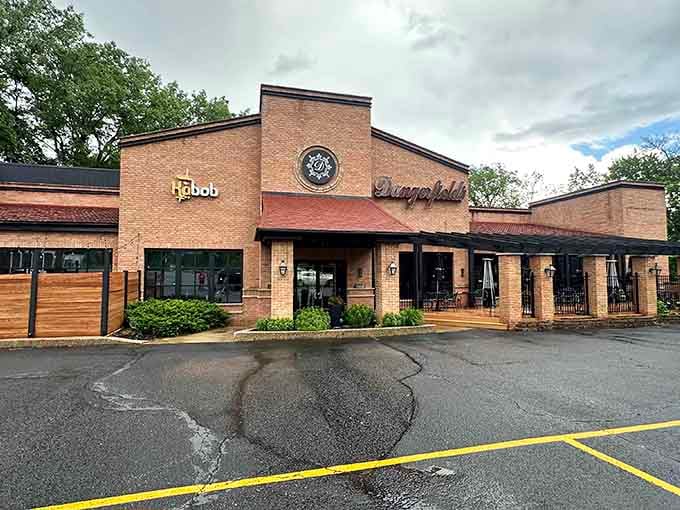 Don't judge this book by its cover, because behind that brick facade lies some serious culinary magic.