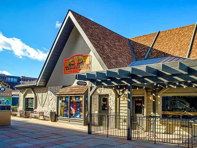 The A-frame exterior of Trainwreck Saloon promises Old West adventures without the dust or saddle sores.