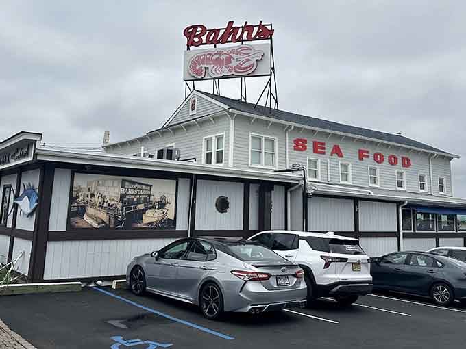 That iconic neon lobster sign has been beckoning hungry souls from the Shrewsbury River for over a century of deliciousness.