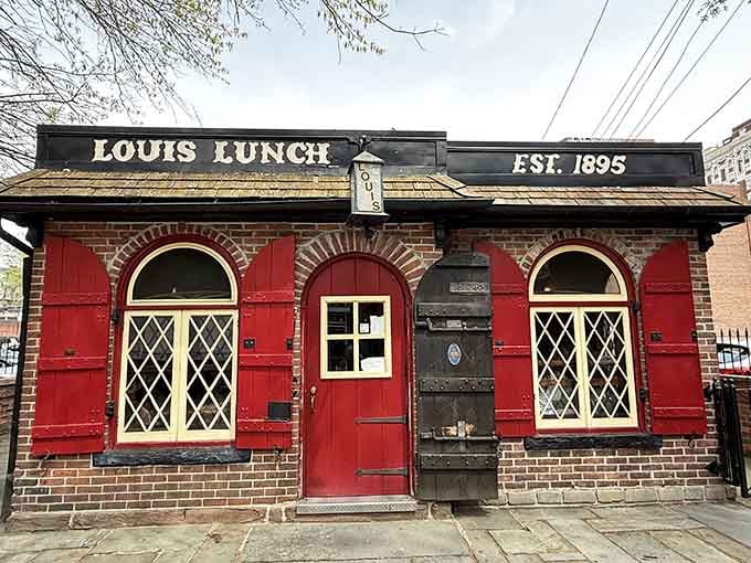 That red brick facade has witnessed more American history than most textbooks, and it's still serving lunch daily.