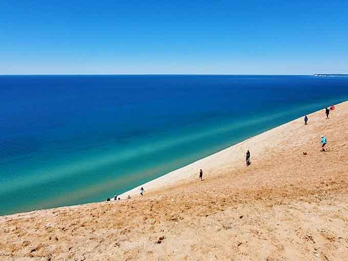 That moment when Michigan decides to cosplay as the Sahara, and honestly, it's nailing the audition.