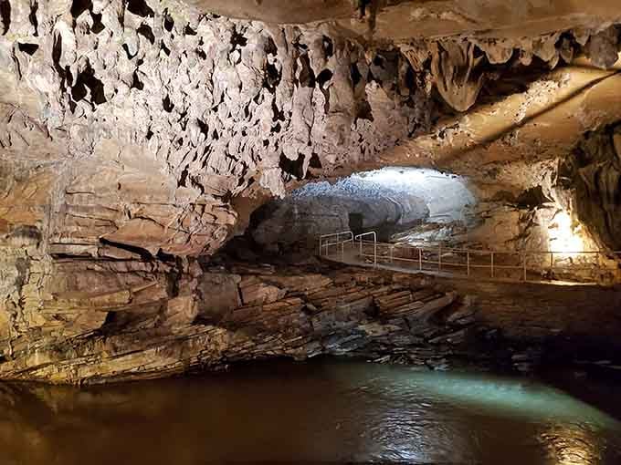 When the earth opens up to reveal chambers like this, you realize basements are seriously underachieving.