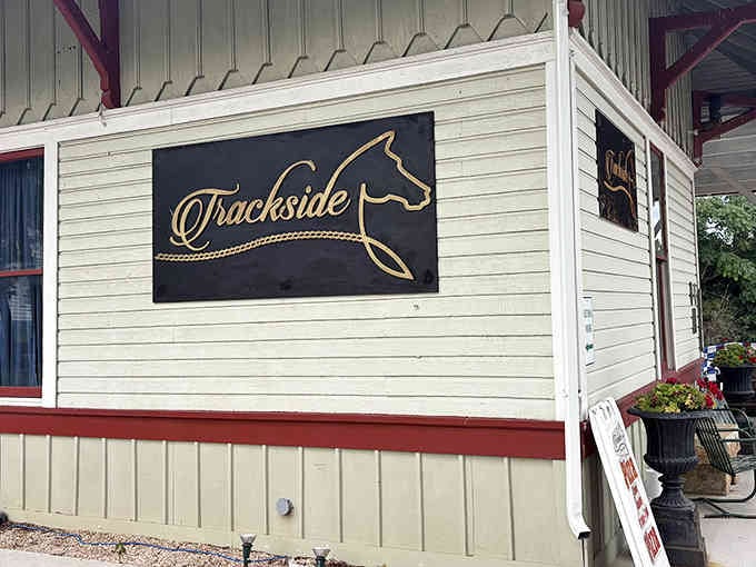 That horse silhouette on the sign isn't just decoration; it's a promise of Kentucky authenticity inside.