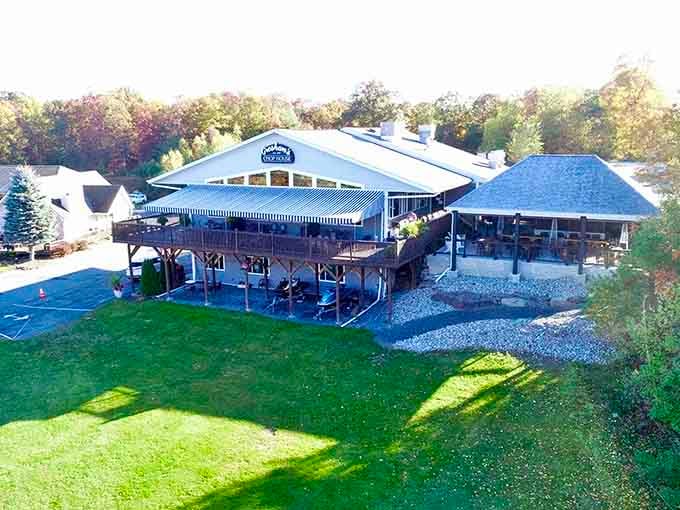 The lakefront setting alone is worth the drive, but wait until you see what's cooking inside those walls.