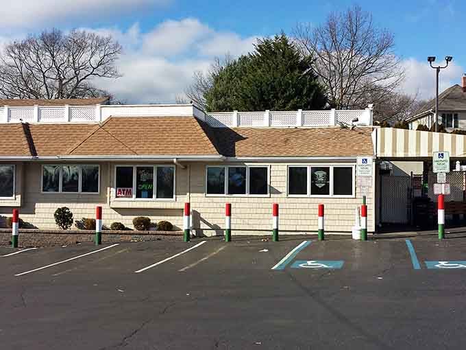 The unassuming exterior hides Neptune City's worst-kept secret: pizza that'll ruin all other pizzas for you forever.