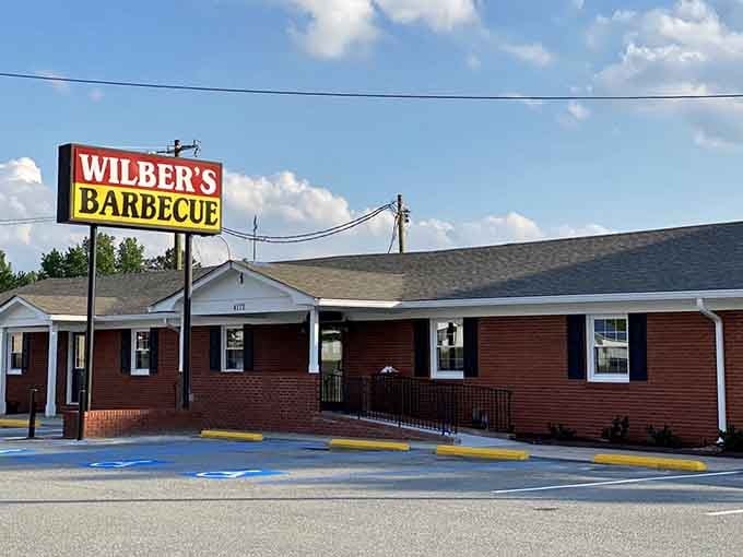 That sign isn't just advertising barbecue, it's broadcasting a promise that's been kept since the sixties.