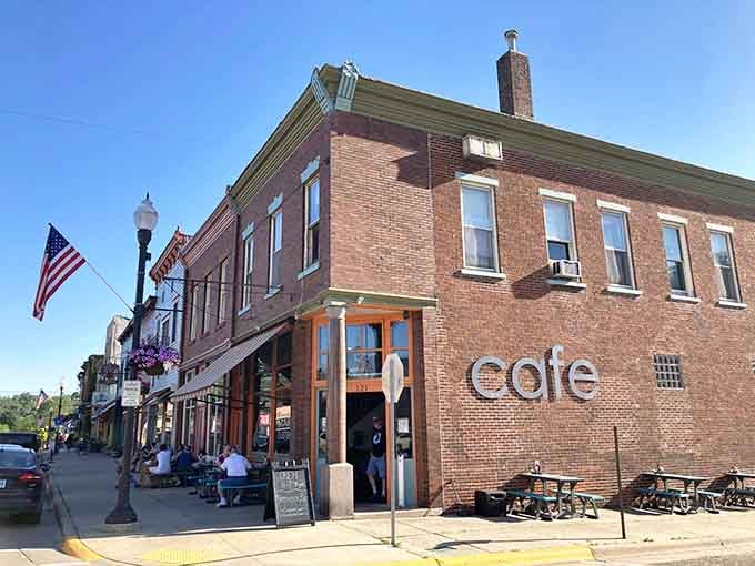 Pedal Pushers sits pretty on main street, ready to fuel your adventures or just your appetite for really good breakfast food.