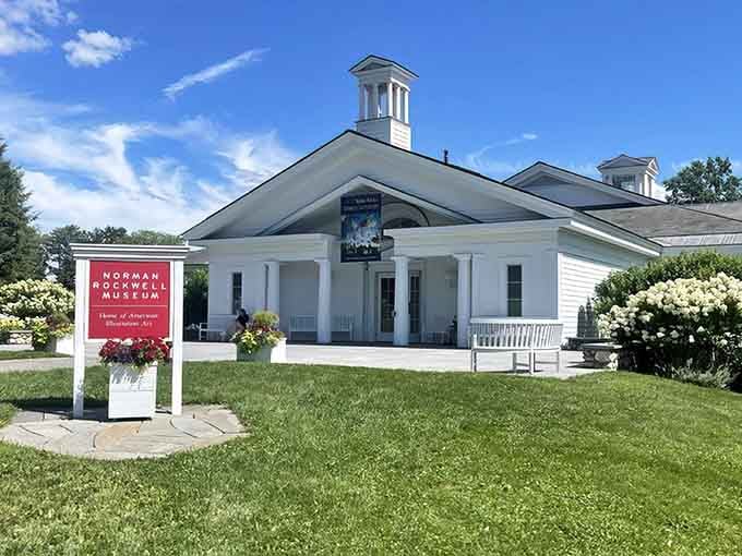 The Norman Rockwell Museum stands proud in the Berkshires, ready to welcome you into America's artistic heart.