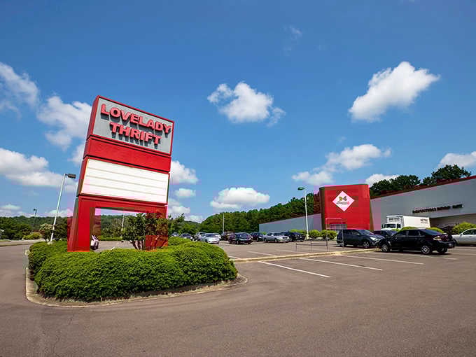 The parking lot might look ordinary, but inside those doors lies a treasure trove that'll test your self-control.