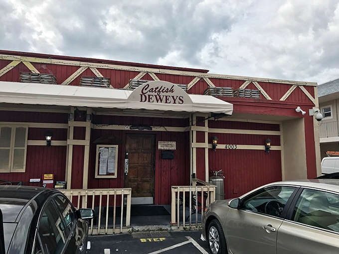 That red barn exterior isn't fooling anyone, this Fort Lauderdale spot means serious business when it comes to seafood.
