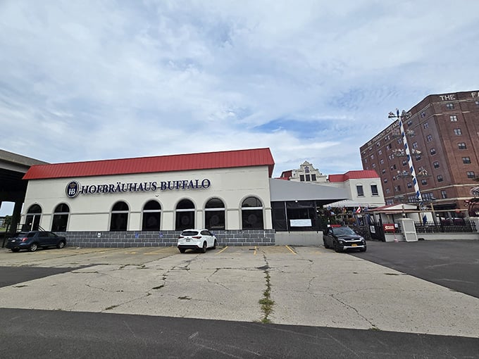 The exterior promises a taste of Bavaria, and the inside delivers it in spectacular style.