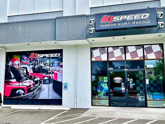 That checkered flag pattern isn't just decoration; it's a promise of the racing thrills waiting inside.