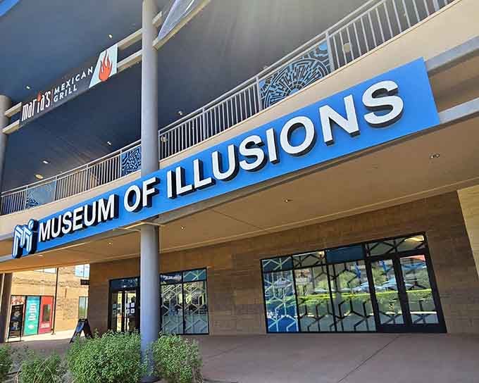 The bright blue beacon of brain-bending fun awaits in sunny Scottsdale, ready to scramble your senses.