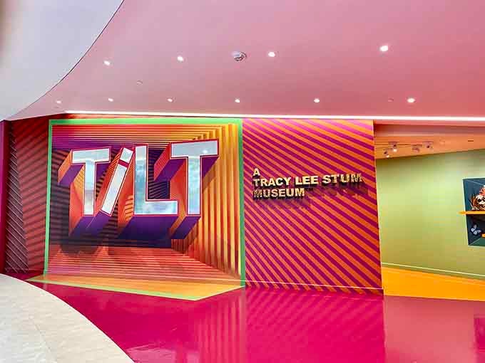 That entrance alone tells you this isn't your typical museum experience &ndash; reality is officially optional here.