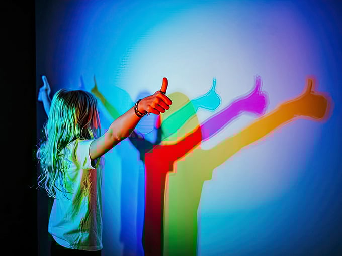 Your shadow just discovered it has a more colorful personality than you ever imagined possible.