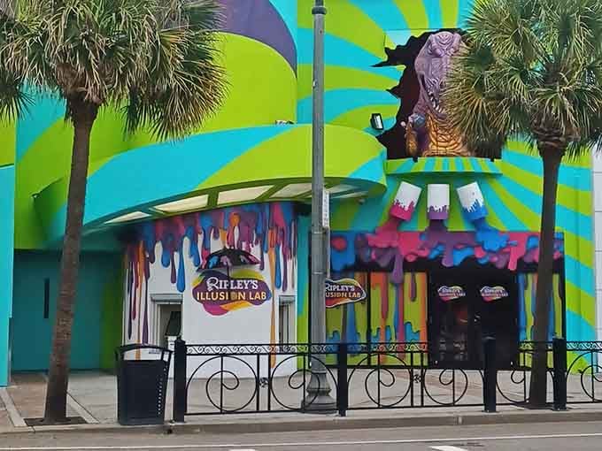 That explosion of color isn't a hallucination, it's your first clue that normal rules don't apply here.