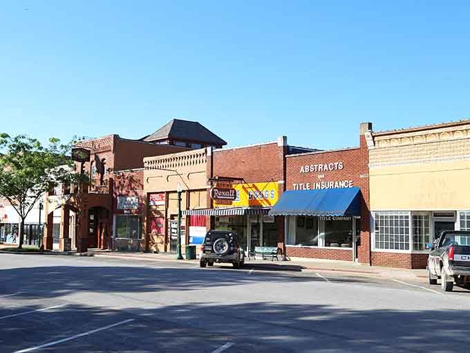 Those classic brick storefronts aren't just pretty, they're proof that good bones never go out of style.