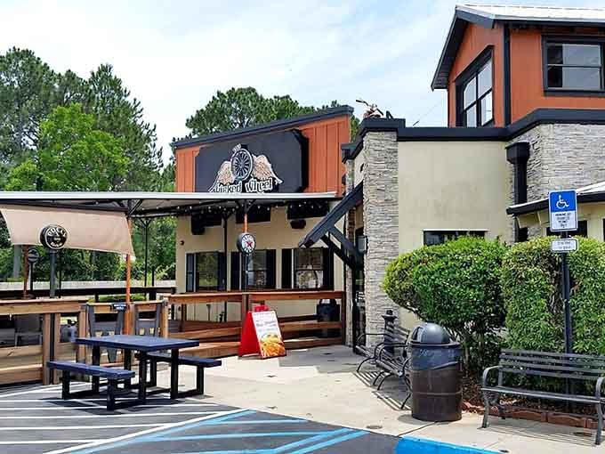 That exterior promises adventure, good times, and the kind of food that makes diets seem like a distant memory.