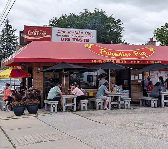 The picnic tables fill up faster than concert seats, and the show here is equally worth attending.