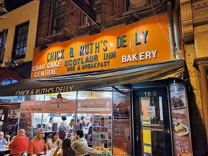 That orange glow isn't a sunset, it's your beacon to breakfast paradise in downtown Annapolis.