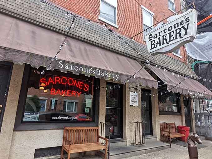 That classic storefront has been calling to carb lovers like a siren song for over a century of deliciousness.
