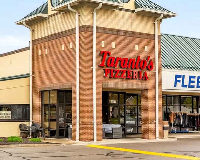 That bold red sign isn't just announcing a pizzeria, it's declaring a full-scale carb revolution in Lewis Center.