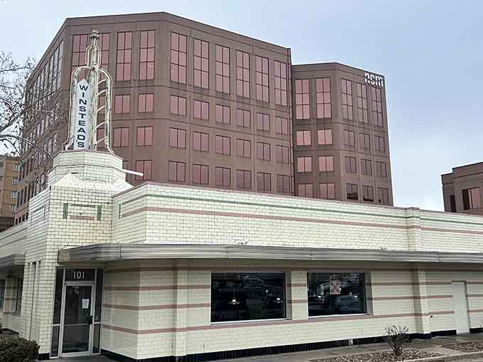 That iconic tower and white tile exterior isn't just architecture, it's a promise of deliciousness kept since the 1940s.