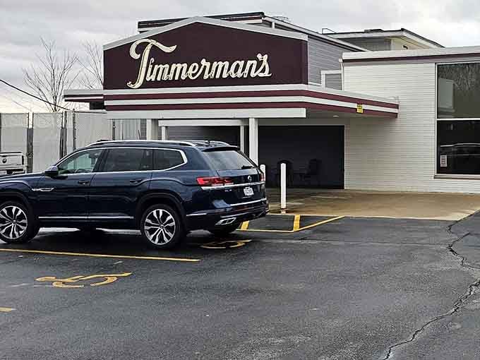 That classic red and white striped awning isn't just decoration; it's a beacon calling you home to dinner.