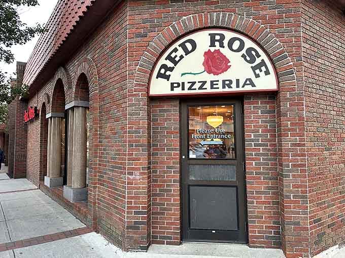 That distinctive brick corner and red tile roof have been guiding hungry Springfield residents to pizza paradise for generations.