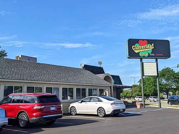 That sign isn't lying &ndash; this is genuinely pizza you'll love, served since Detroit knew how to do it right.