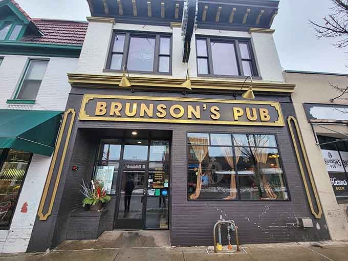 That bold gold-and-black sign isn't asking for attention&mdash;it's demanding it, and rightfully so.