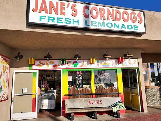 That cheerful storefront isn't lying: fresh lemonade and corn dogs await inside this Newport Beach treasure.