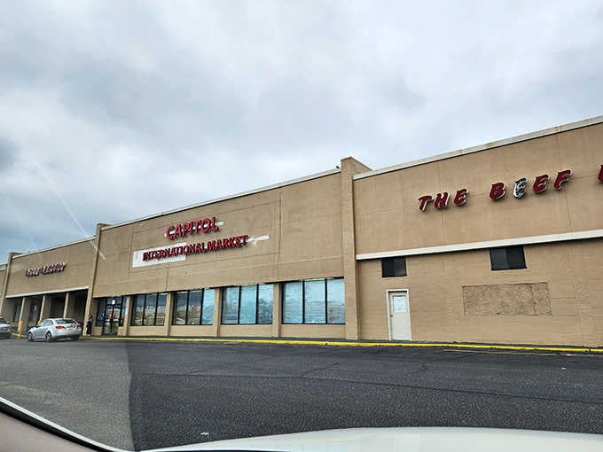 That unassuming storefront hides a world of culinary treasures waiting to transform your kitchen into an international destination.