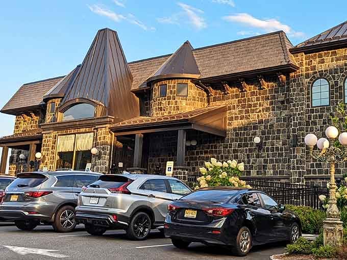 When your neighborhood diner decides to moonlight as a medieval fortress, you know breakfast just got interesting.