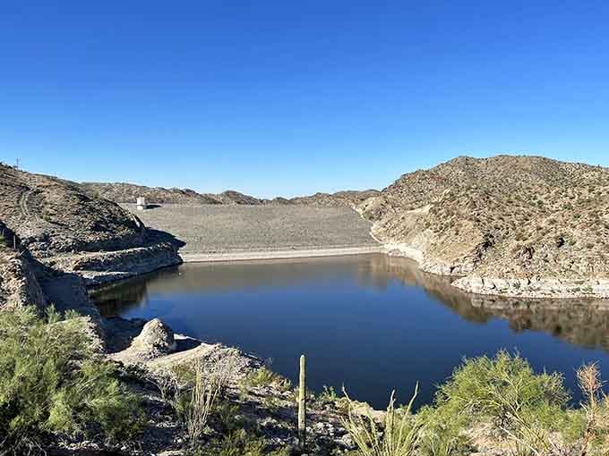 When the desert decides to show off, you get calm waters, rugged hills, and pure Arizona magic.