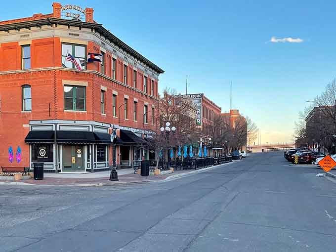 Historic brick buildings line Union Avenue where your rent money actually lets you enjoy the town instead of just surviving it.