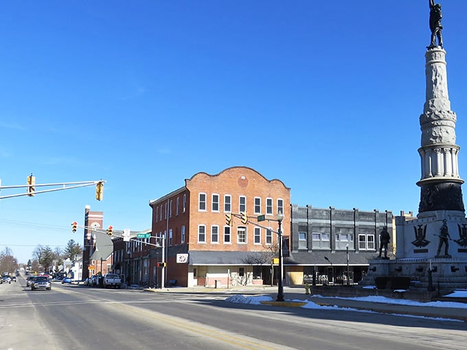 Winchester's downtown monument stands proud, reminding everyone that small towns have big stories worth telling every single day.