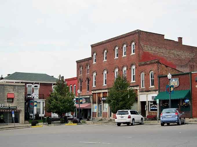 Small-town America, where every brick building tells a story and nobody's in a hurry to leave.