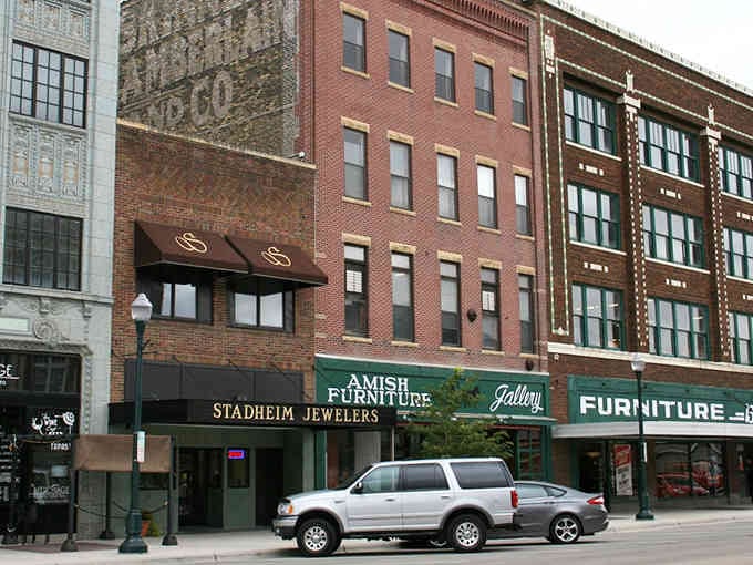 Stroll through the charming downtown of this peaceful town, where historic brick buildings and local shops offer a warm welcome.