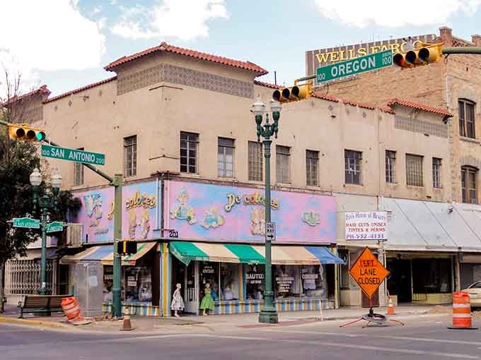 Downtown El Paso combines historic charm with a vibrant storefront, proving that affordable cities can still be full of style.