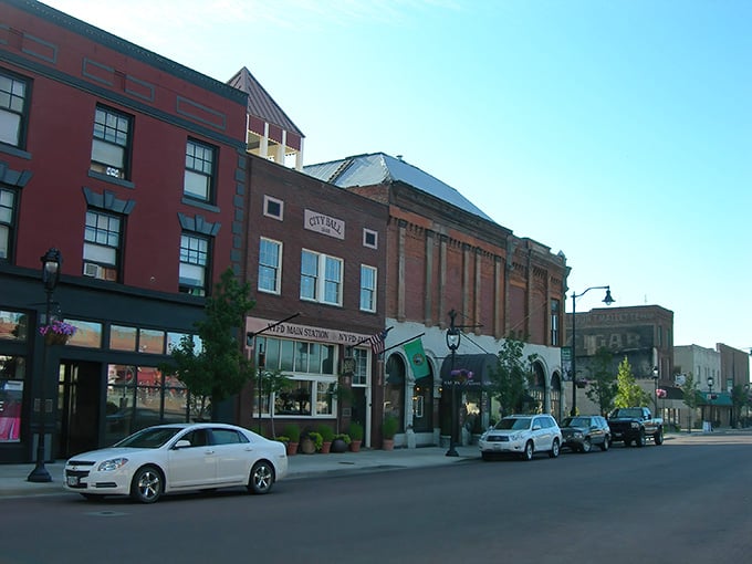 Wide streets and clear skies define Yakima's downtown, where parking is plentiful and stress levels remarkably low.