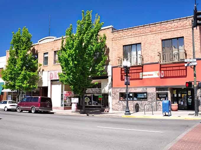 Historic brick buildings and tree-lined streets create the kind of Main Street America that doesn't require a Hollywood budget.
